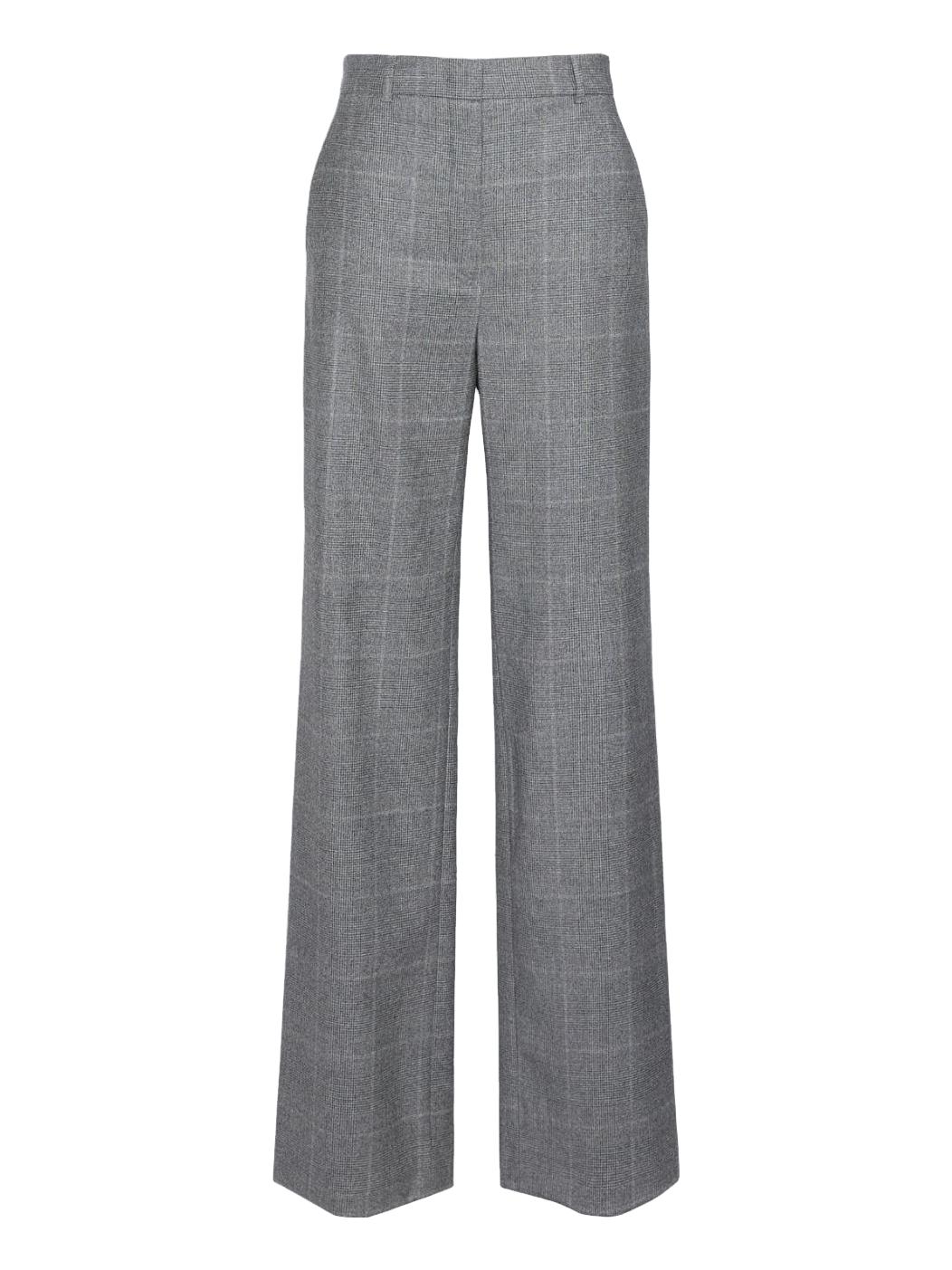MAX MARA Max Mara Tailored Wool Flannel Trousers with Straight Leg